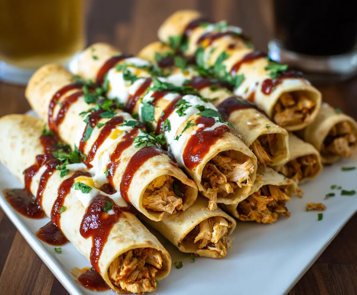 Delicious BBQ Chicken Taquitos Recipe