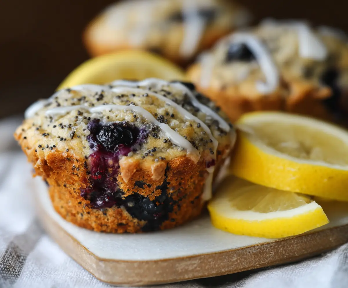 Blueberry Lemon Poppy Seed Muffins Recipe