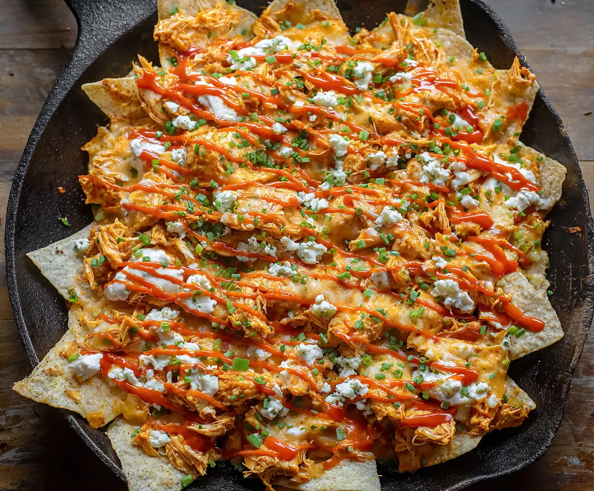 Buffalo Chicken Nachos Recipe | Delicious & Easy