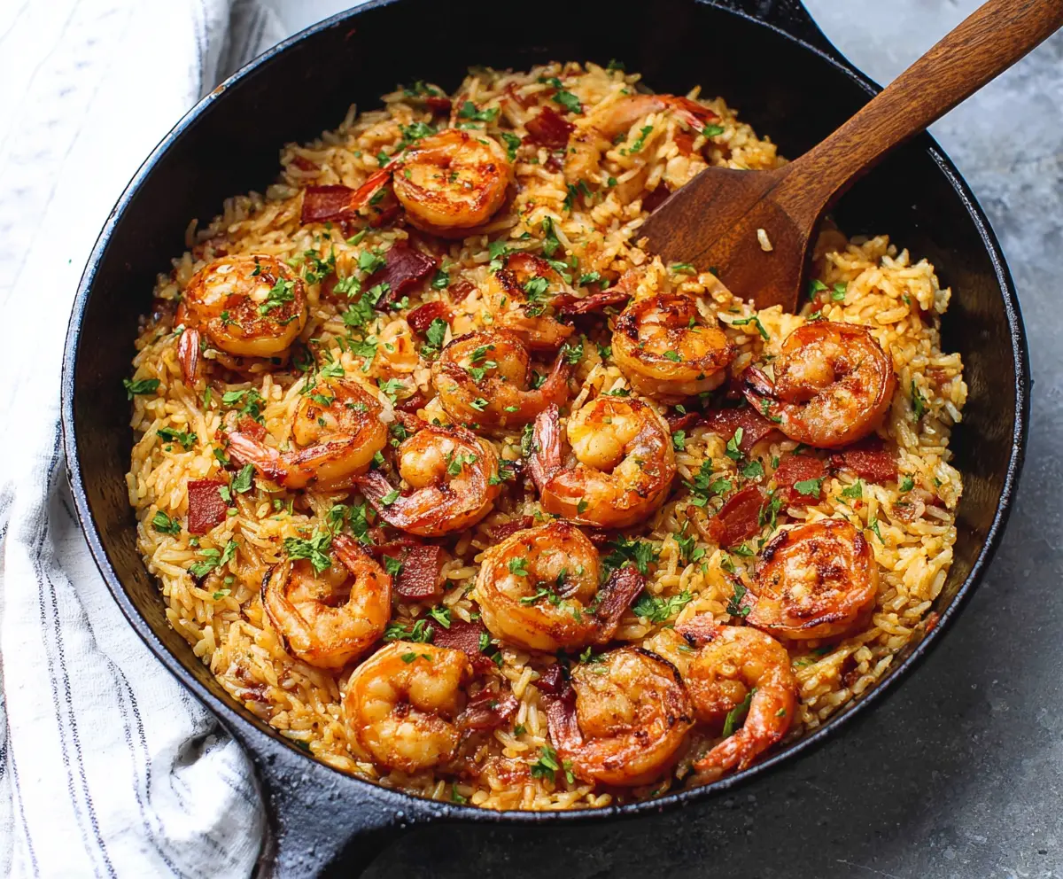 Cajun Shrimp and Rice Skillet Recipe | Easy & Delicious