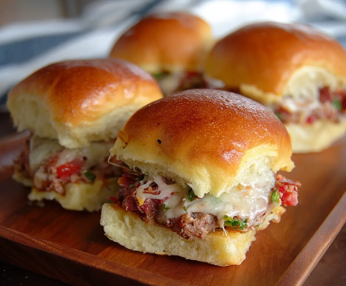 Delicious Chopped Italian Sliders Recipe