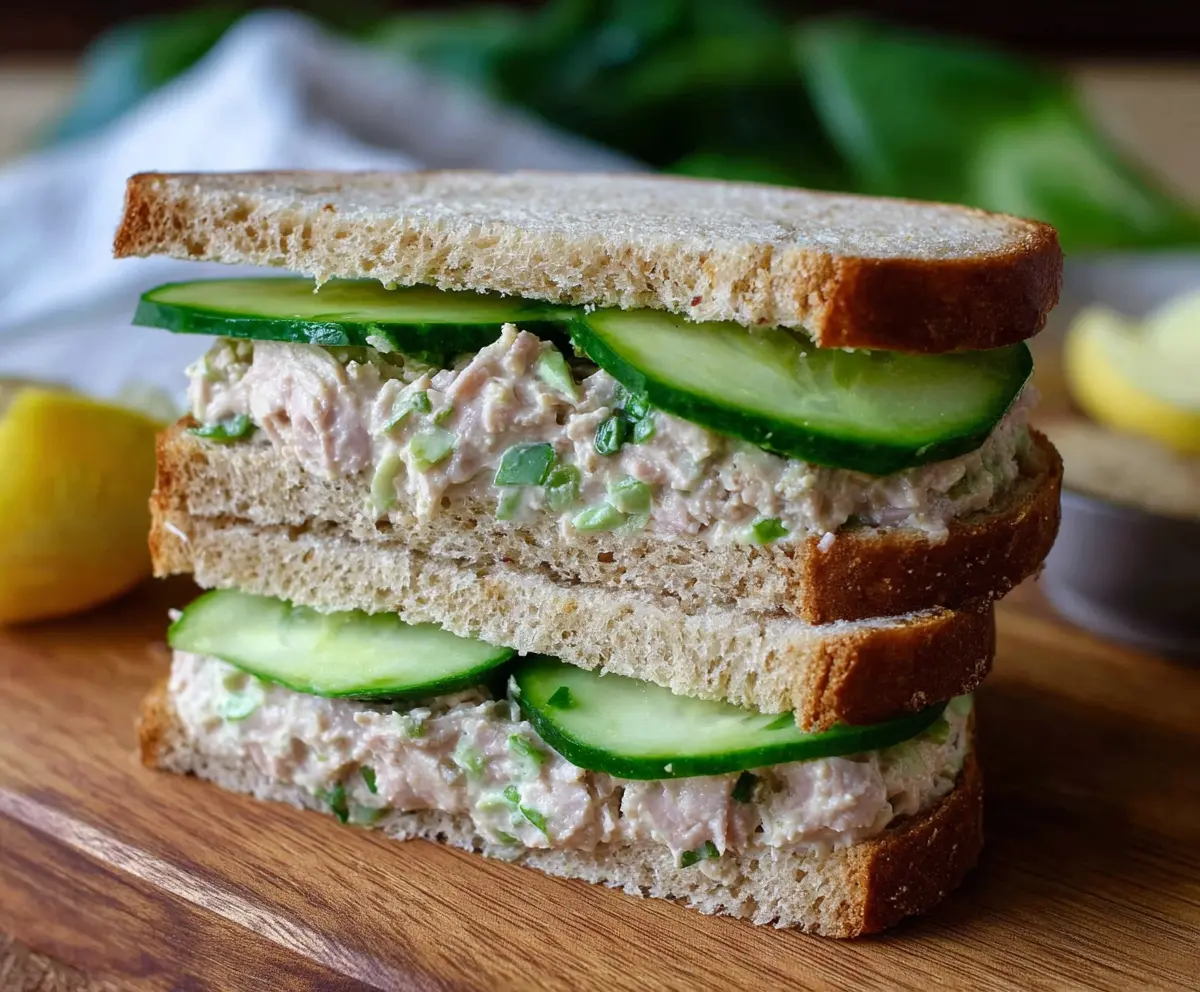 Delicious Cucumber Tuna Sandwich Recipe