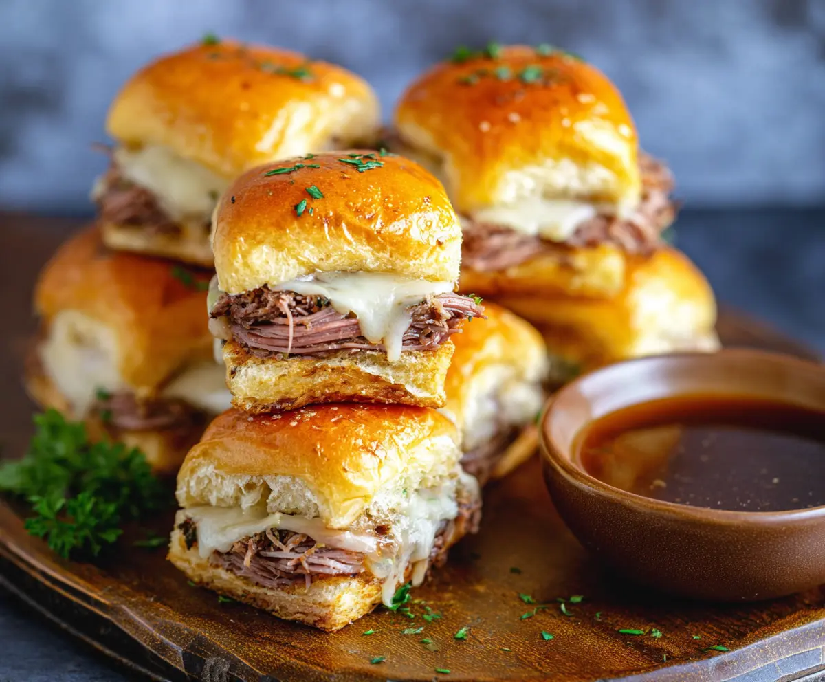 French Dip Sliders Recipe | Delicious Mini Sandwiches