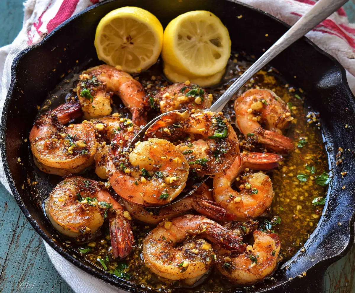 Garlic Butter Lemon Shrimp Recipe | Easy & Delicious