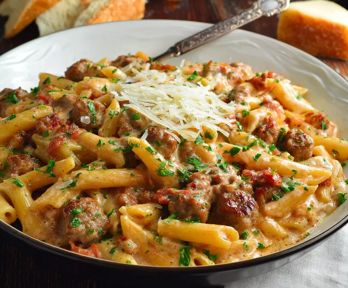 Creamy Sausage Pasta in the Instant Pot | Quick & Easy Meal