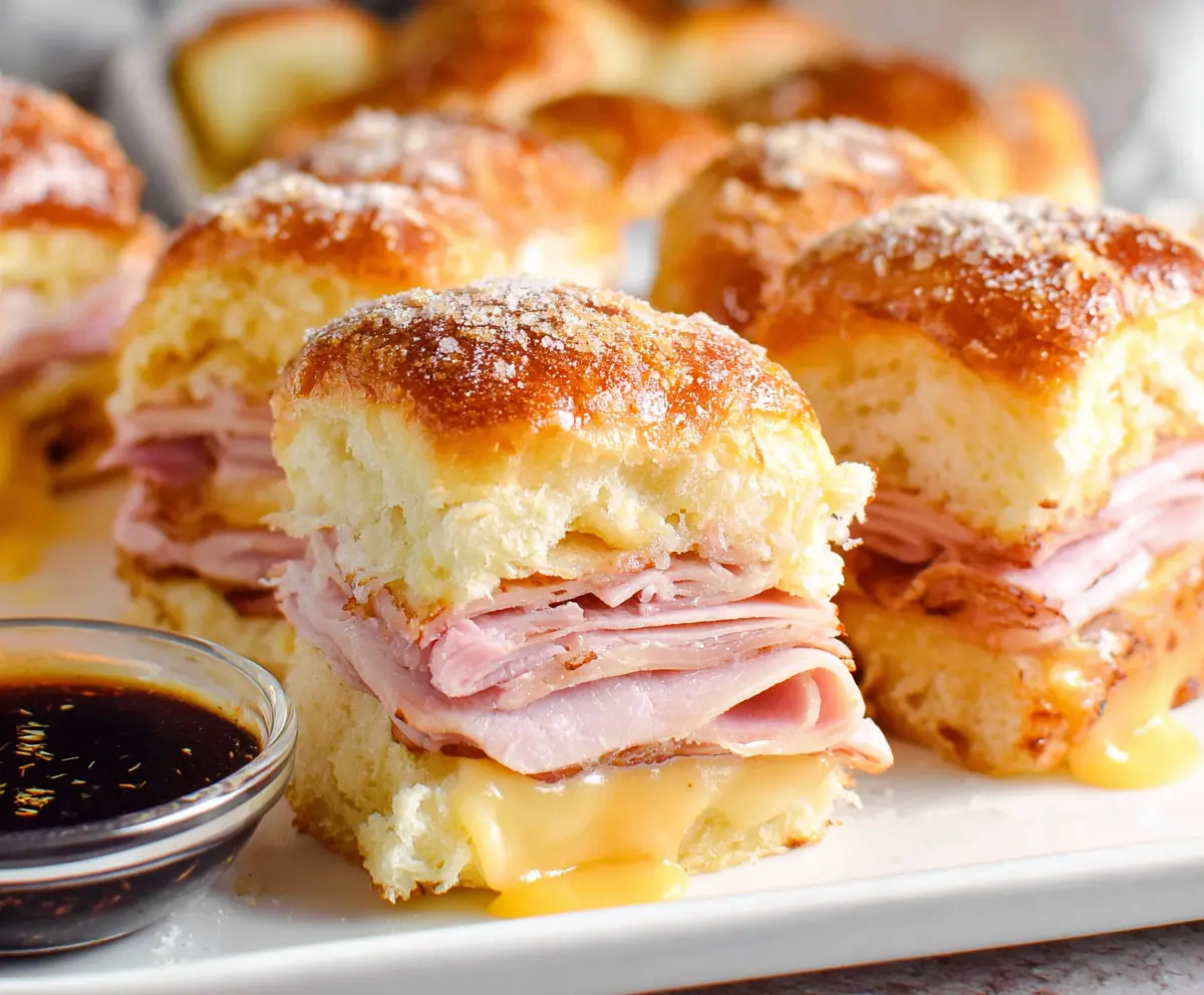 Monte Cristo Sliders with Hawaiian Rolls | Delicious Recipe