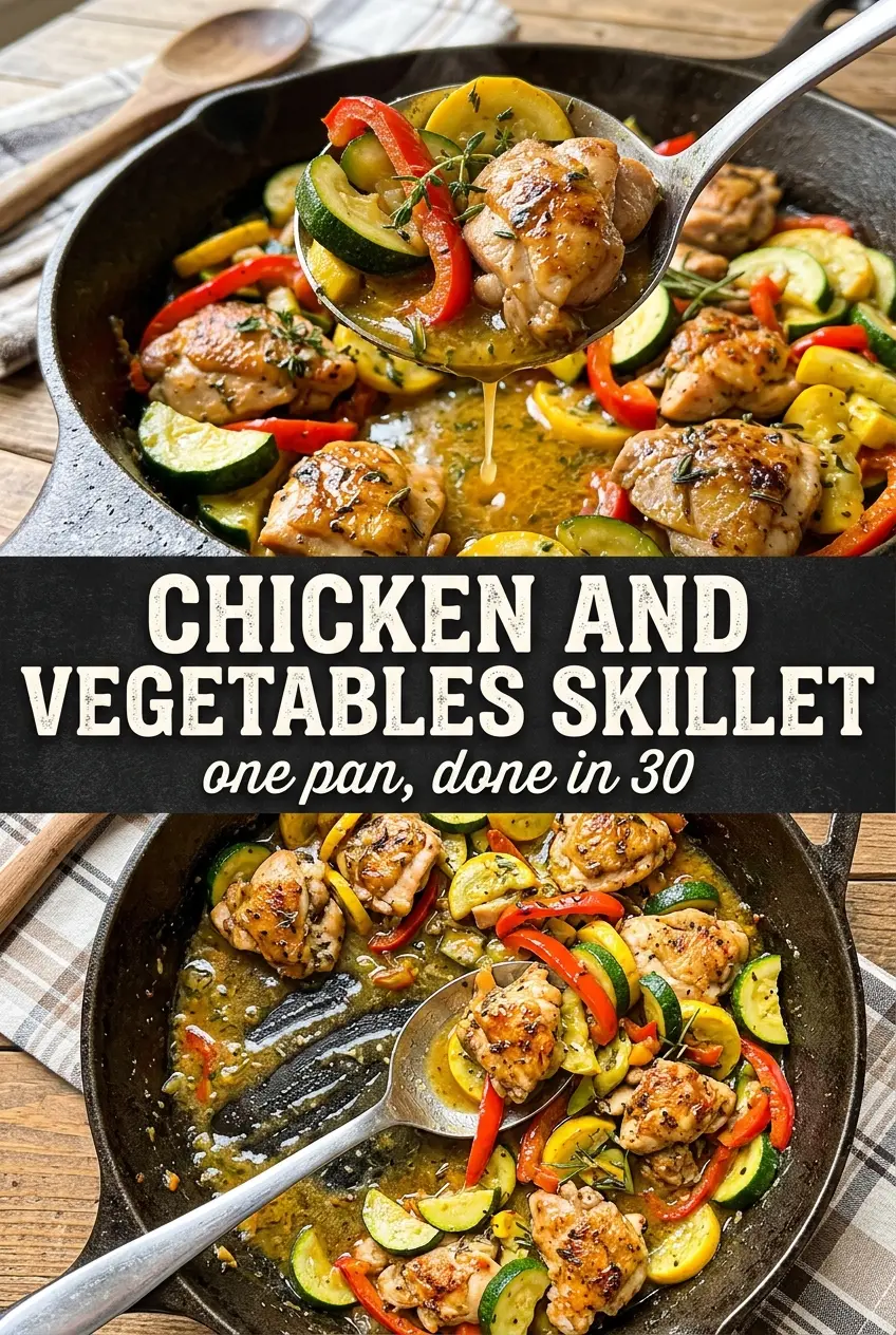 Chicken and Vegetables Skillet - Simply Grandma Recipes