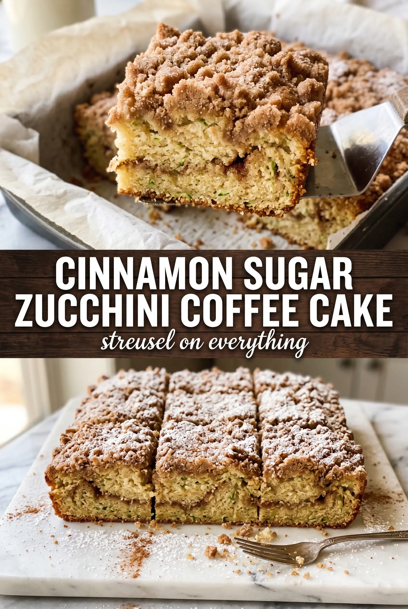 Cinnamon Sugar Zucchini Coffee Cake - Simply Grandma Recipes