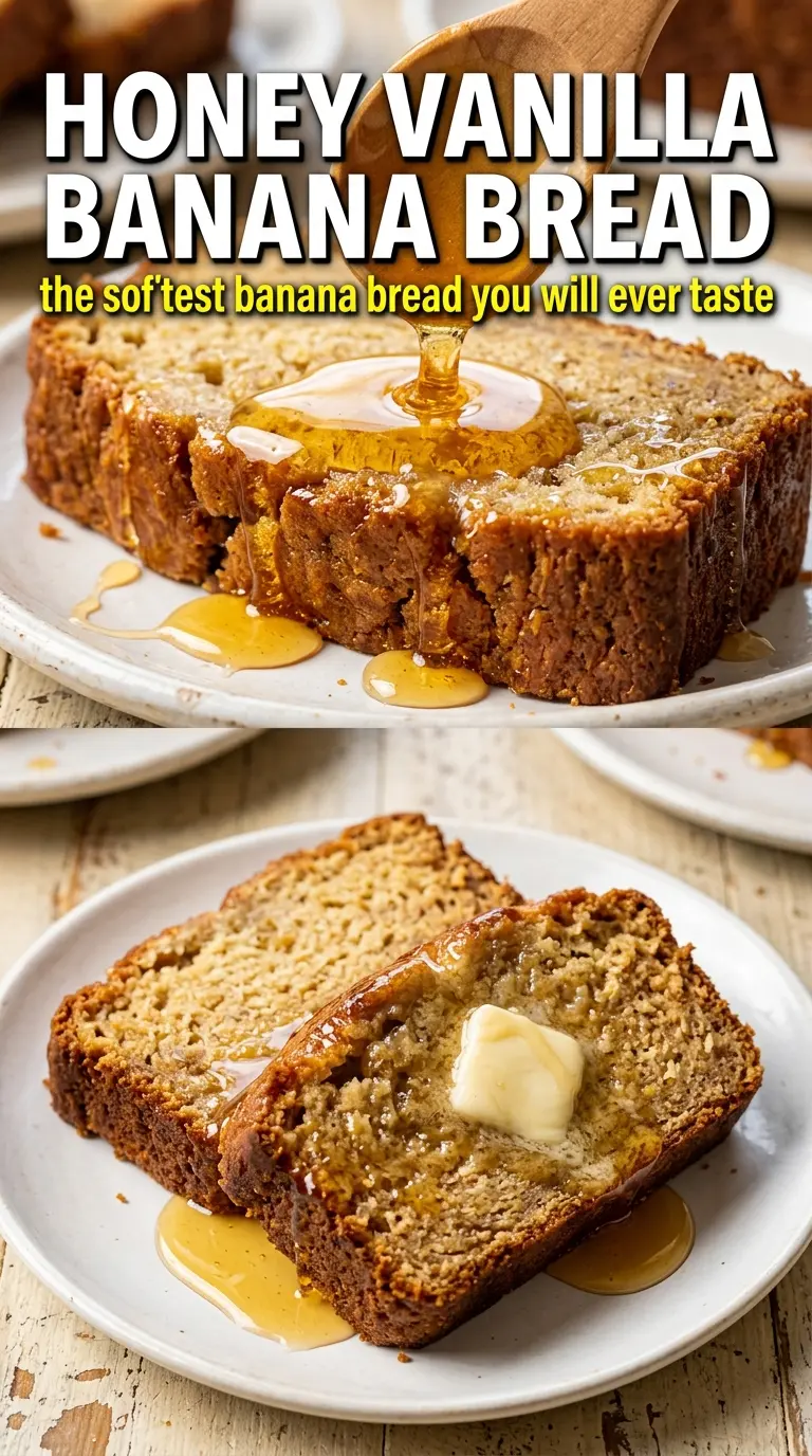 Honey Vanilla Banana Bread - Simply Grandma Recipes