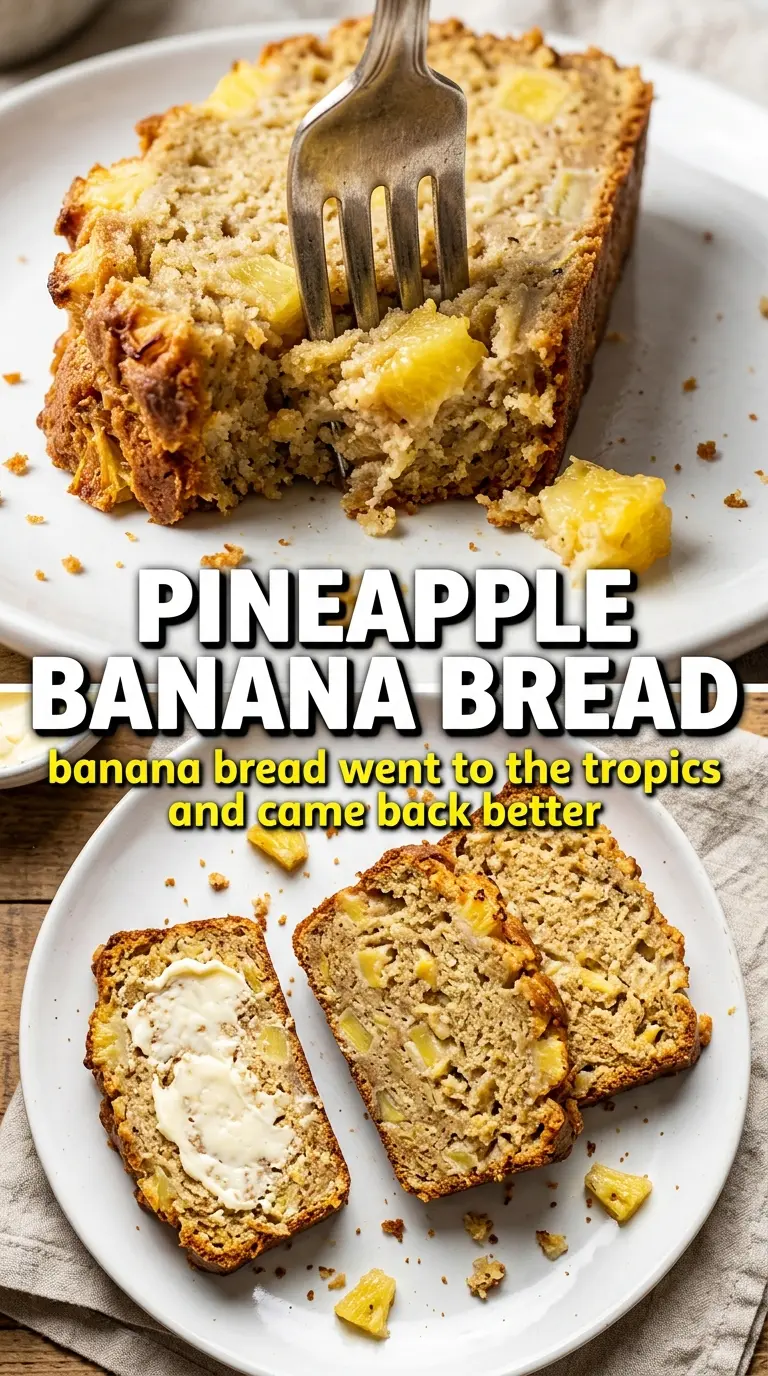 Pineapple Banana Bread - Simply Grandma Recipes