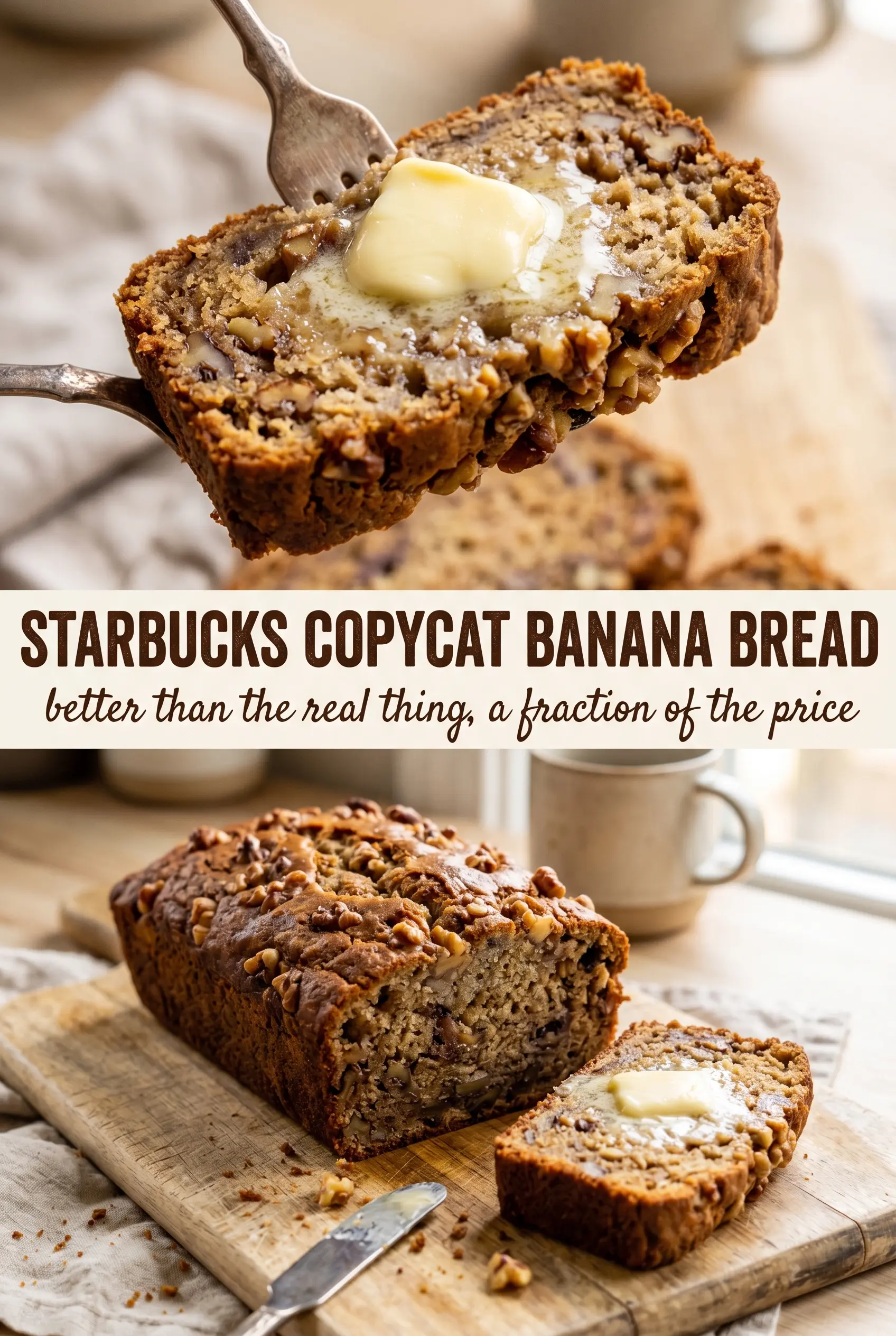 Starbucks Copycat Banana Bread - Simply Grandma Recipes